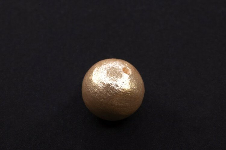 Хлопковый жемчуг Miyuki Cotton Pearl 12мм, цвет Pink, 744-025, 1шт