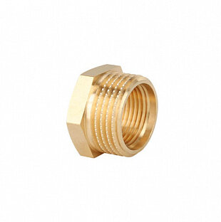 Футорка НР-ВР 3/4"х1/2" латунь Gappo (G1219.0504) уп. 10 шт.