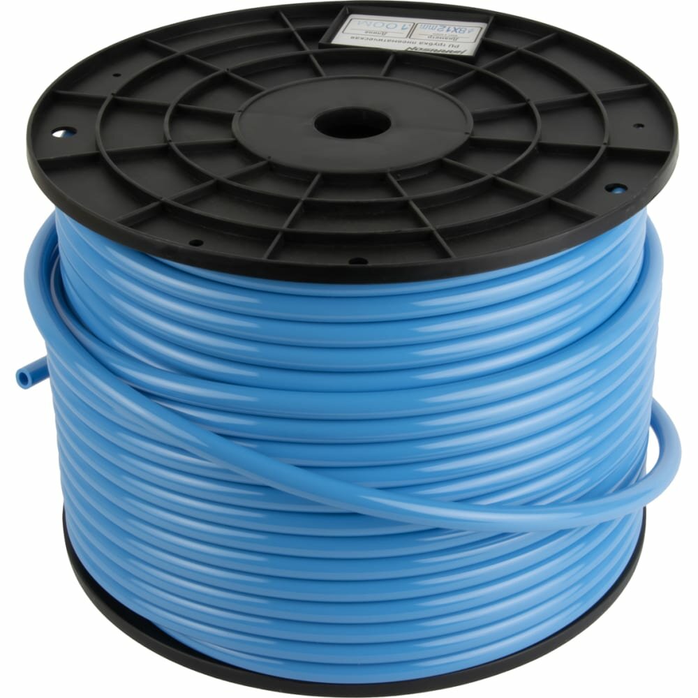 Трубка синяя PU 8x12 мм, длина 100 м Harrison HUS0812-BS