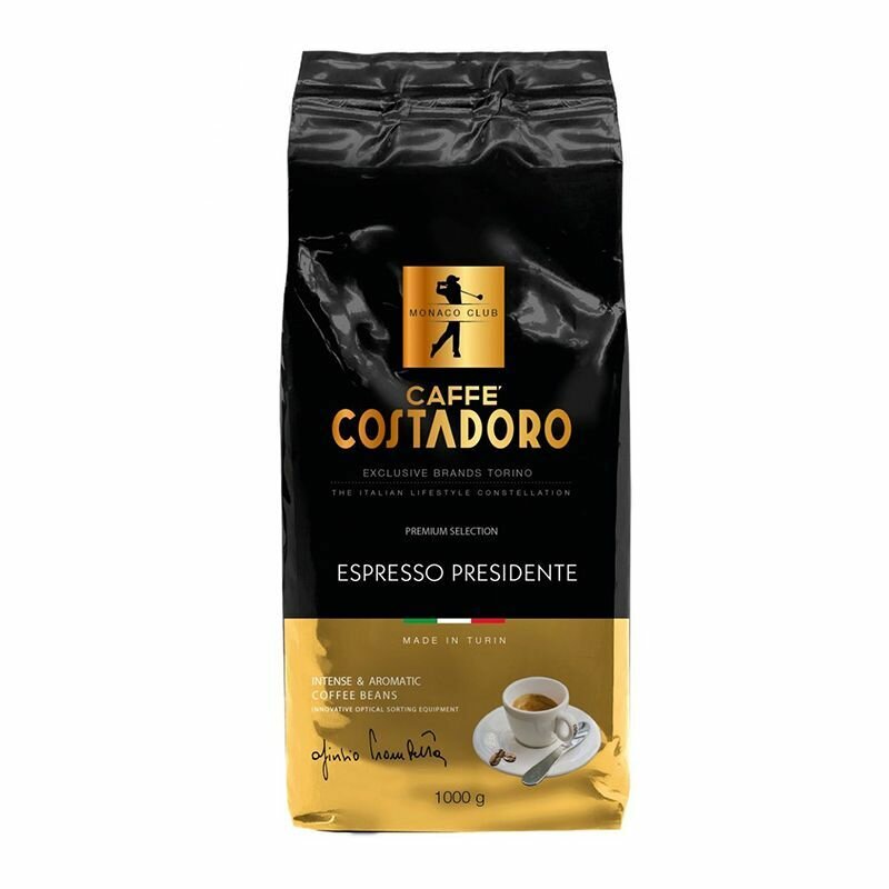 Кофе в зернах Costadoro Espresso Presidente, 1 кг