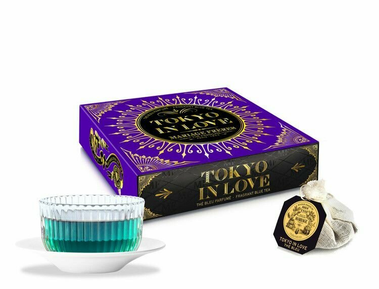 Чай Mariage Freres Tokyo in Love, ароматный, синий, в пакетиках, 75г
