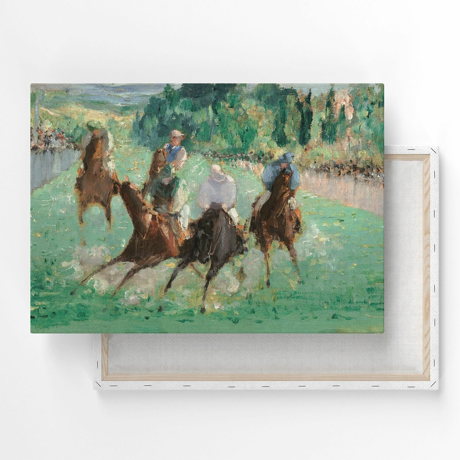 Картина на холсте, репродукция / Эдуард Мане - At the Races / Размер 40 x 53 см