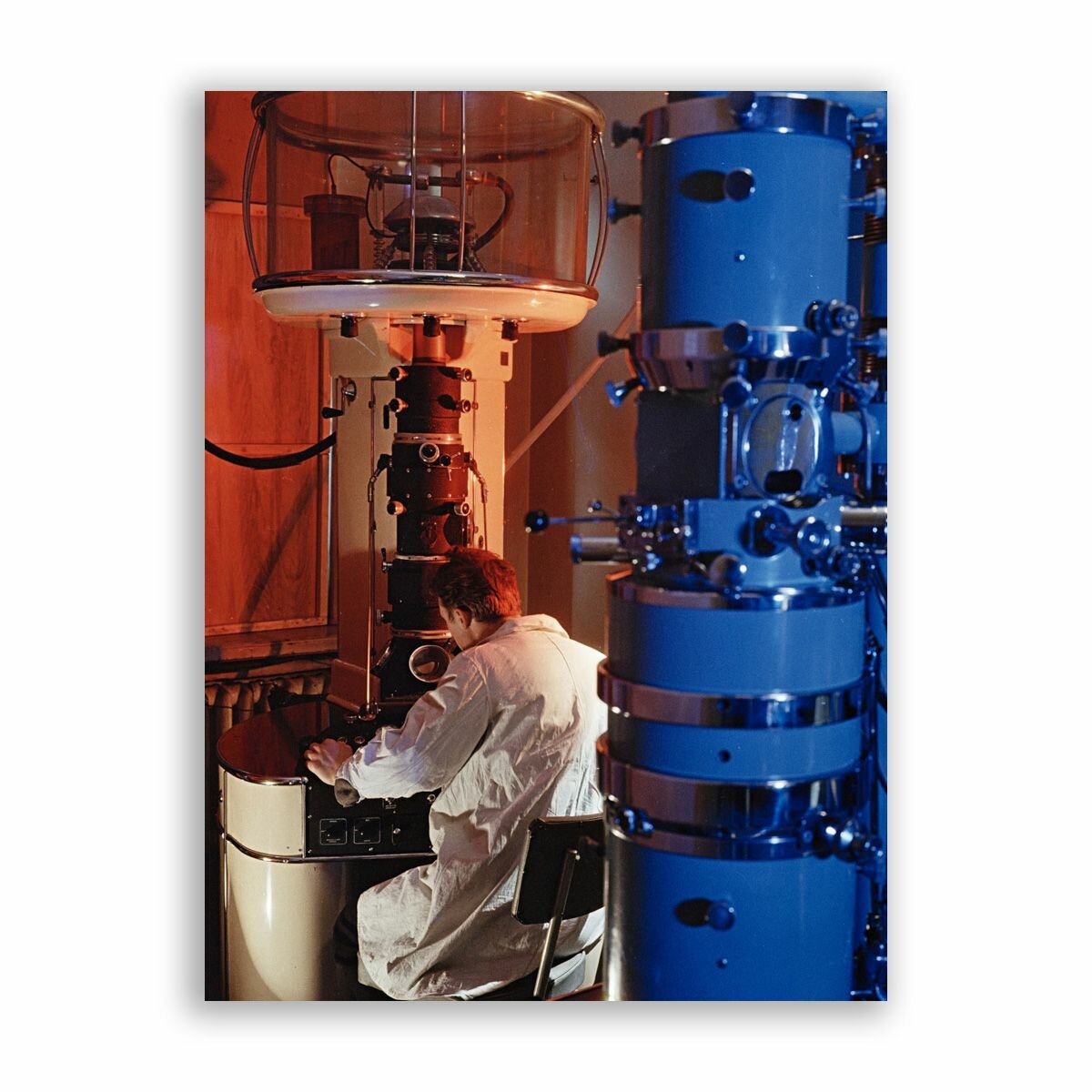 Советский постер, плакат на бумаге / Советские рабочие / Размер 40 x 53 см