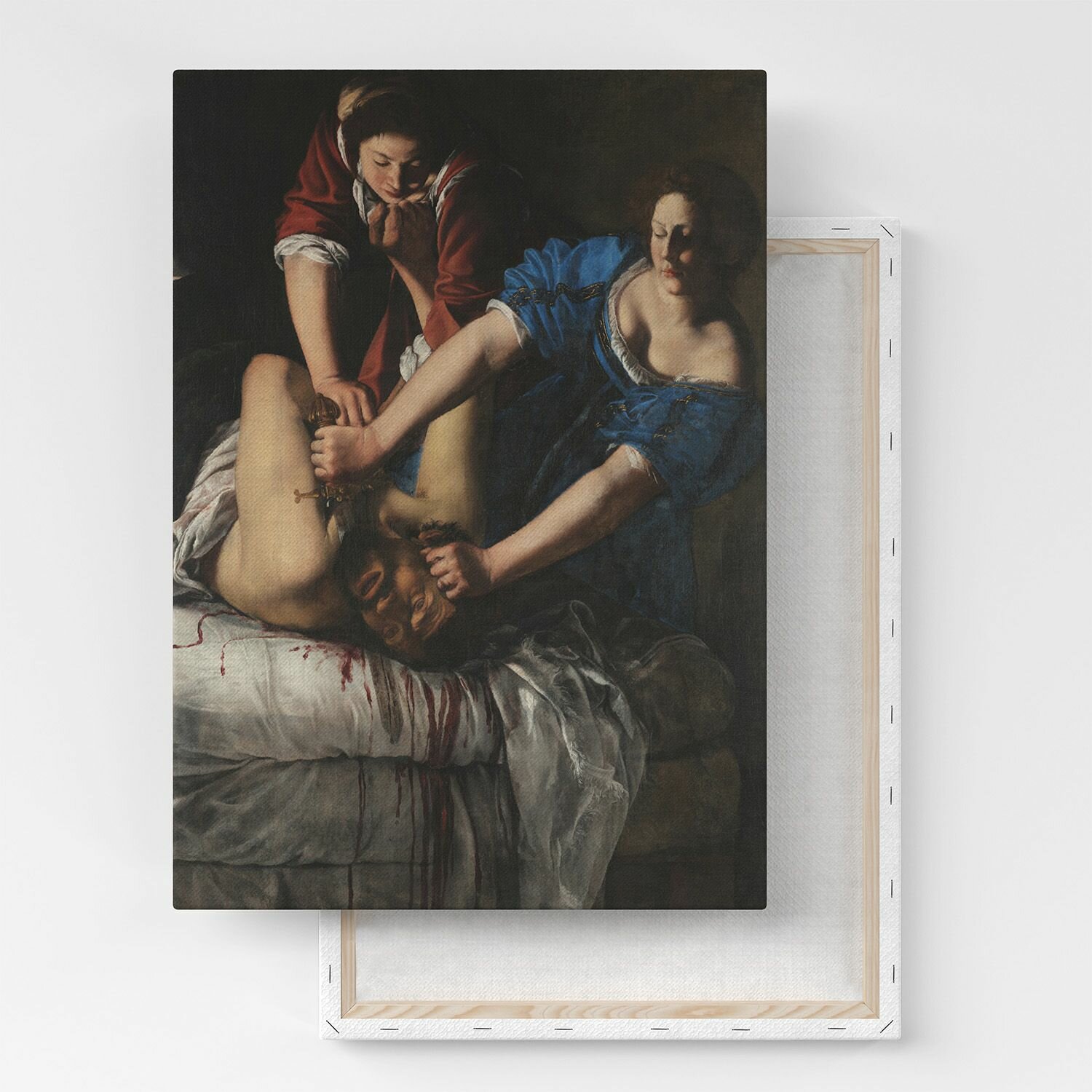 Картина на холсте, репродукция / Артемизия Джентилески - Judith and Holofernes / Размер 30 x 40 см