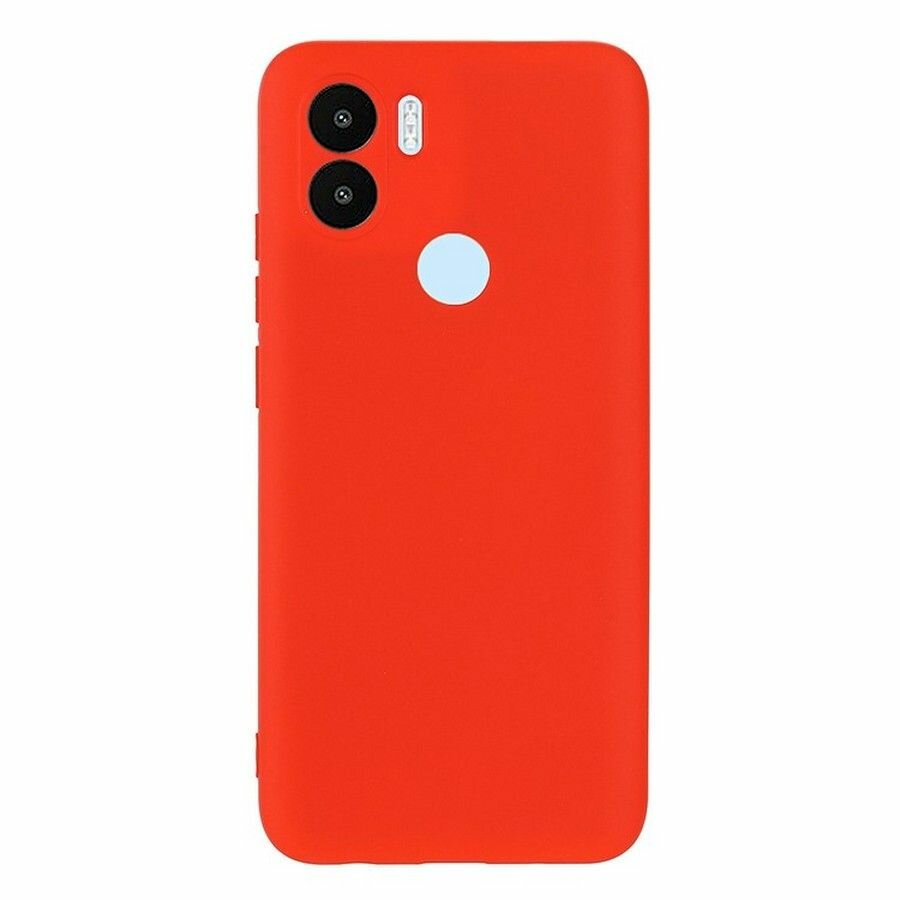 Силиконовая накладка Silky soft-touch для Xiaomi Redmi A1+ красный