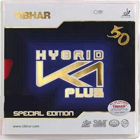 Накладка Tibhar Hybrid K1 Plus черное для настольного тенниса