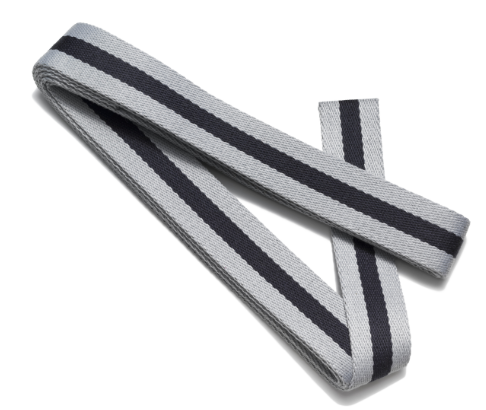 Лента-ремень для сумок, ширина 40мм, серый/синий, 3м в упаковке PRYM 965214