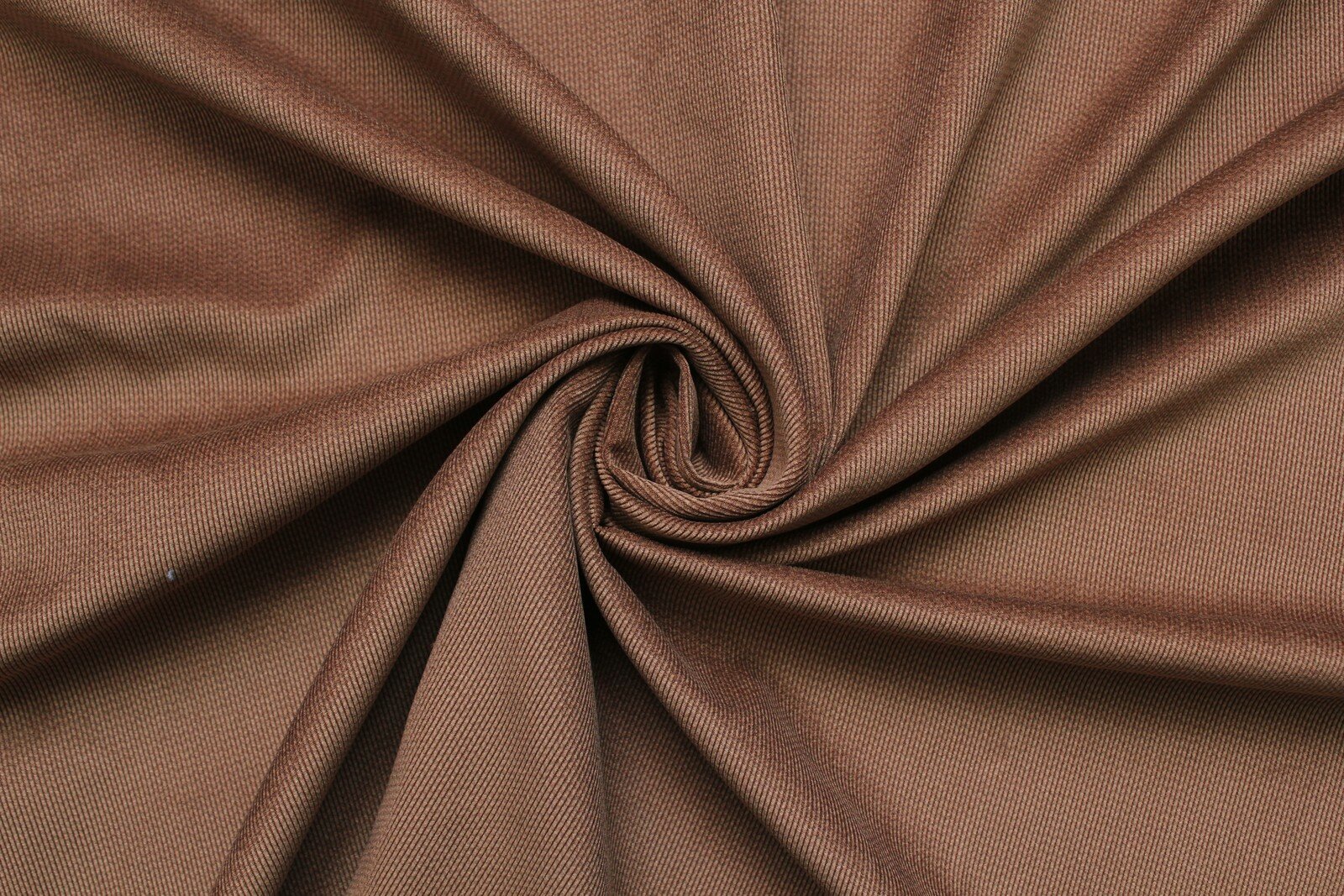 Ткань Микровельвет коричневато-бежевый с мелким рубчиком и узором в ёлочку, ш148см, 0,5 м