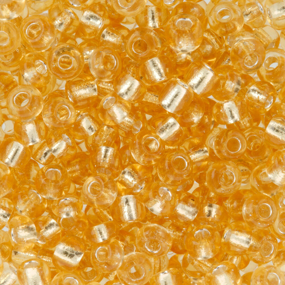 Бисер "Zlatka" круглый GR 08/0 10 г №0022 св. золотой