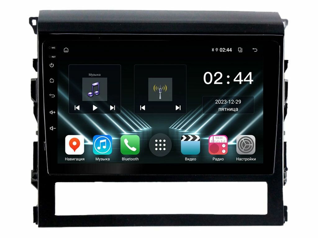 Штатная магнитола Toyota Land Cruiser 200 2015-2021 UNISON 09T4 4Gb/64Gb IPS BT Wi-Fi CarPlay (567/609-09T4)