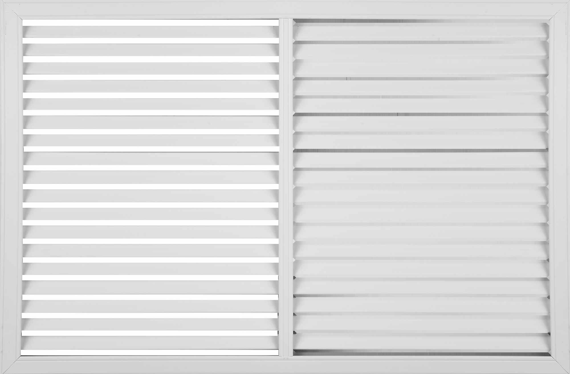 Решётка декоративная 60x90 см цвет белый