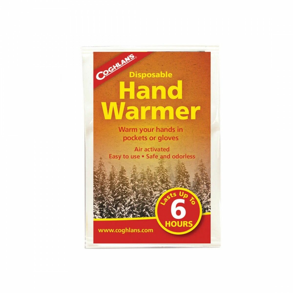 Одноразовые самонагревающиеся грелки для рук Coghlans Disposable Hand Warmers 4 шт.