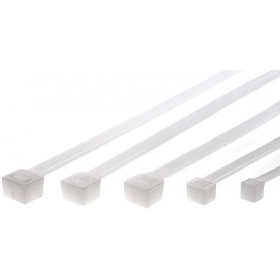 Стяжка Twt пластиковая нейлоновая 4,8х252мм, 100шт (-CV-250)