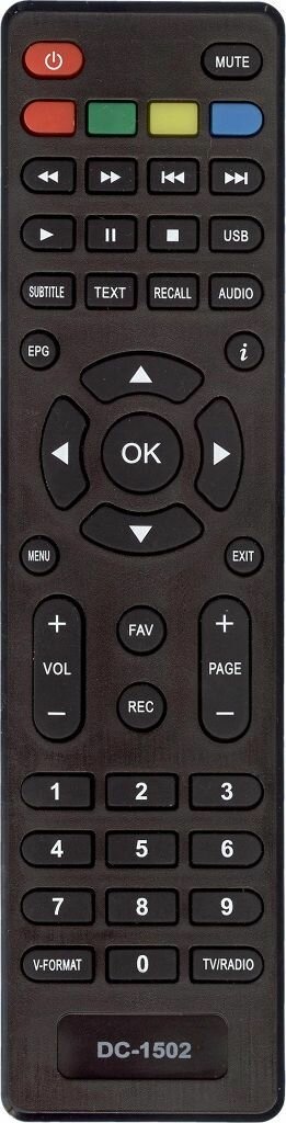 Пульт для D-Color DC1502HD для DVB-T2 ресивера