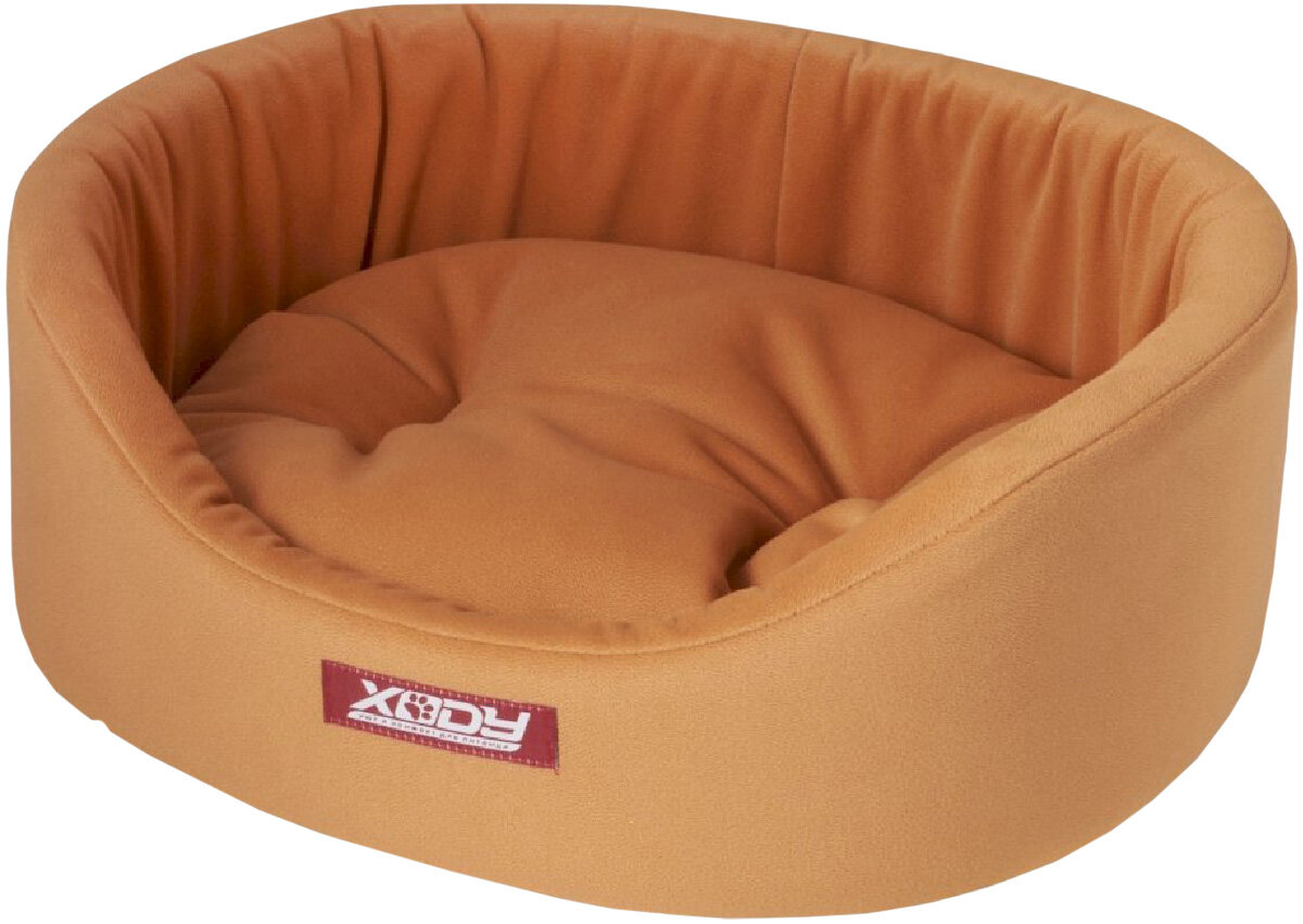Лежак для собак и кошек Xody Премиум Романо № 4 охра 70 х 56 х 20 см (1 шт)
