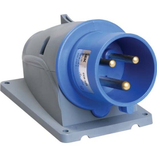 Вилка электрическая наружная установка Iek 32А 2P+PE 220В IP44 MAGNUM ССИ-523, PSN51-032-3