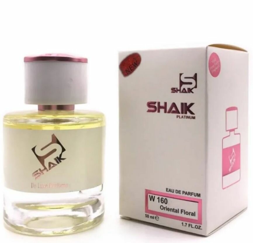 SHAIK 160 PLATINUM стойкие женские духи шейк 160 с восточным цветочным ароматом и эфирными маслами Вода парфюмерная 50.0 мл