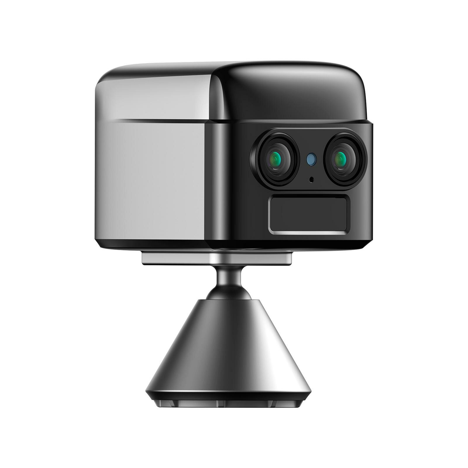 Миниатюрная автономная 4G камера JMC Мод: AC70-4G (Dual) с двойным объективом 3mp (2K Ultra FHD) с SIM картой - невидимая ИК подсветка, 6X ZOOM.