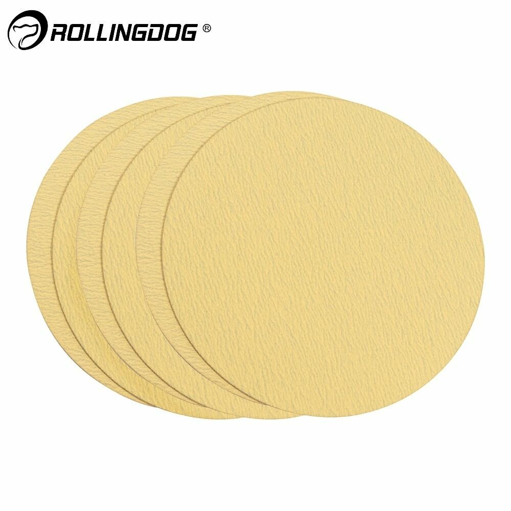 Шлифовальный круг Rollingdog 225мм, Р120, (набор 6 шт.) арт.90141