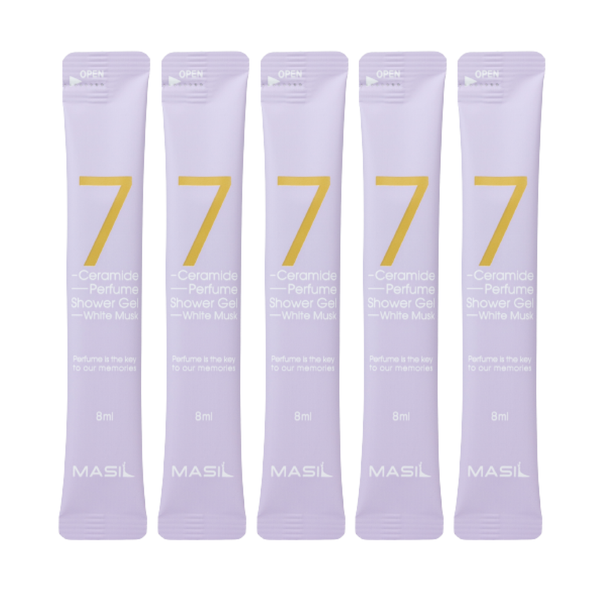 Набор гелей для душа Masil CERAMIDE PERFUME SHOWER GEL White Musk 8 мл (5 шт.)