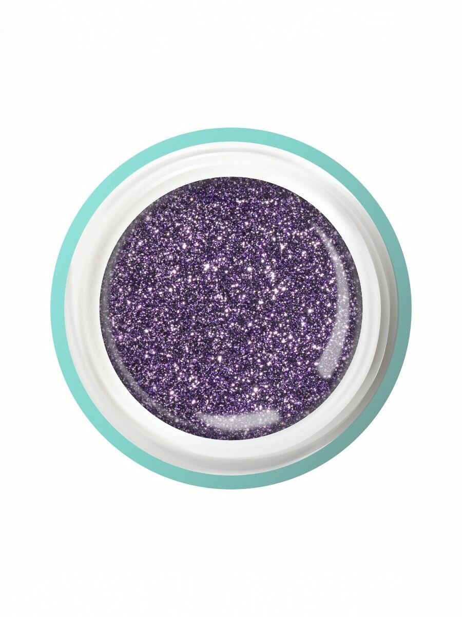 Nail Club Гель-краска с блёстками и пайетками S-15 Mysterious, 5 мл.