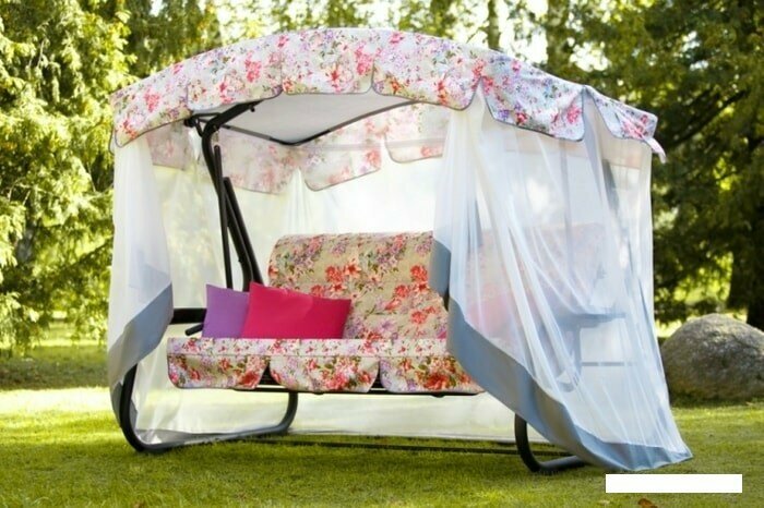 Садовые качели Olsa Турин премиум FLower с1202