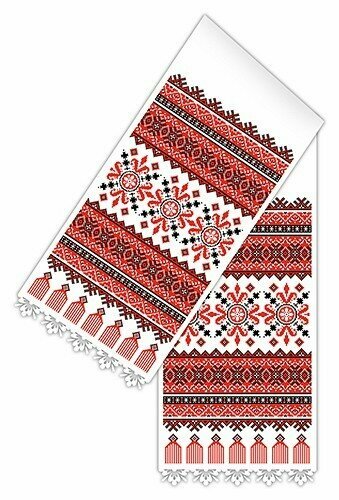 Набор для вышивания Каролинка #КРКН-2014 Рушник, Несчетный крест, 37 х 200 см