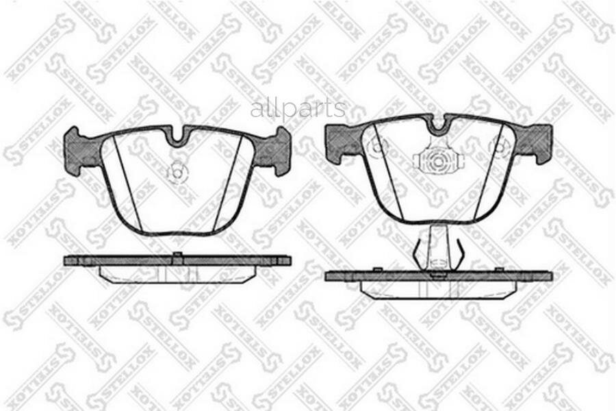 STELLOX 903000SX 892 00=571991B ! колодки дисковые з.\ BMW E65/E66 4.5/6.0/4.0D 01>