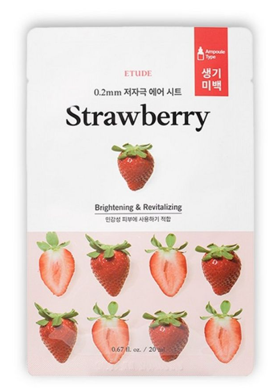 Тканевая маска для лица Etude с экстрактом клубники, 20 мл