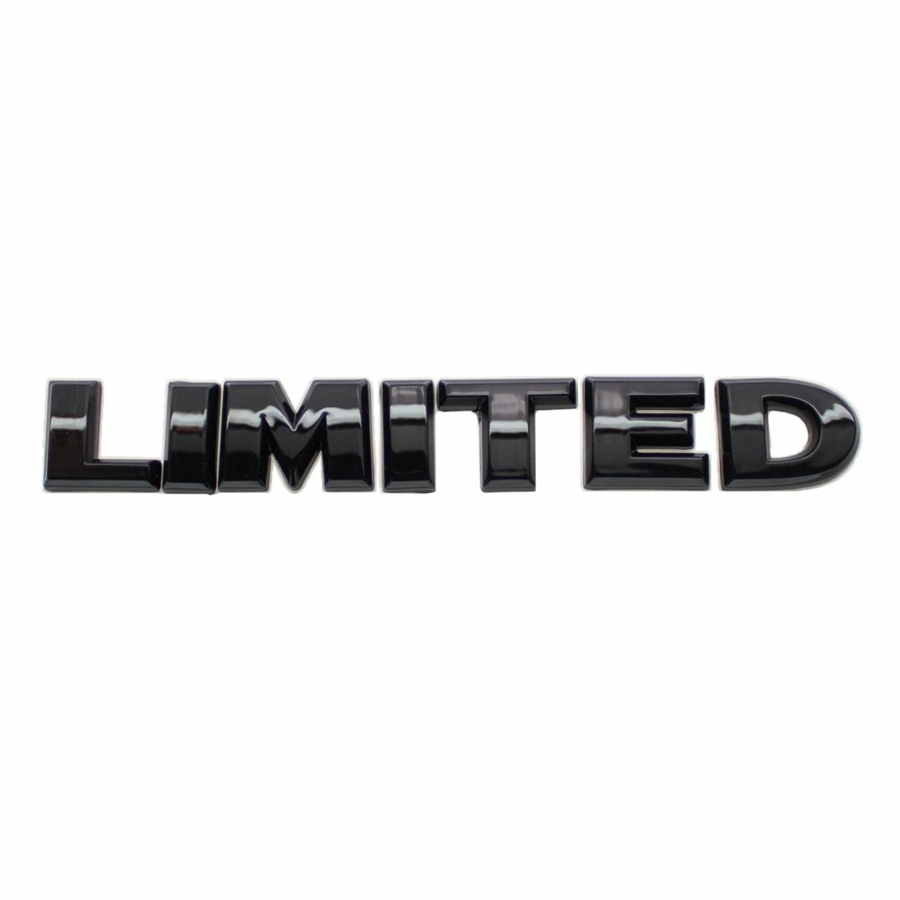 Шильдик на багажник Limited черный глянец