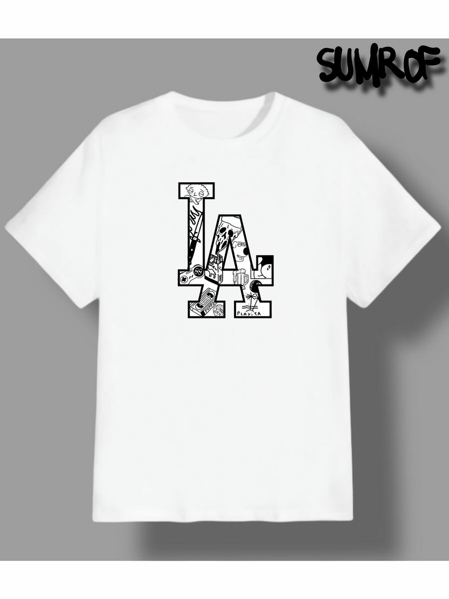 Футболка los angeles la персонажи