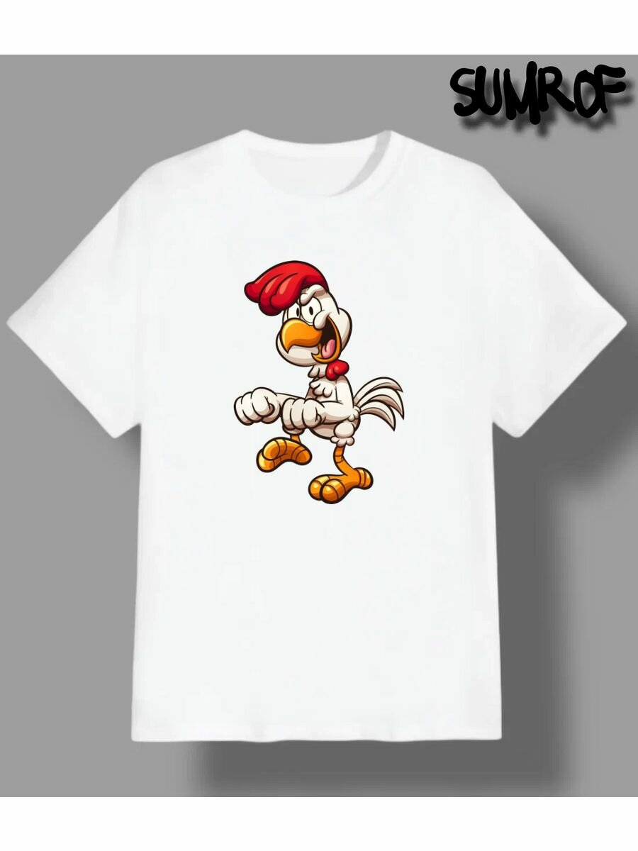 Футболка курица