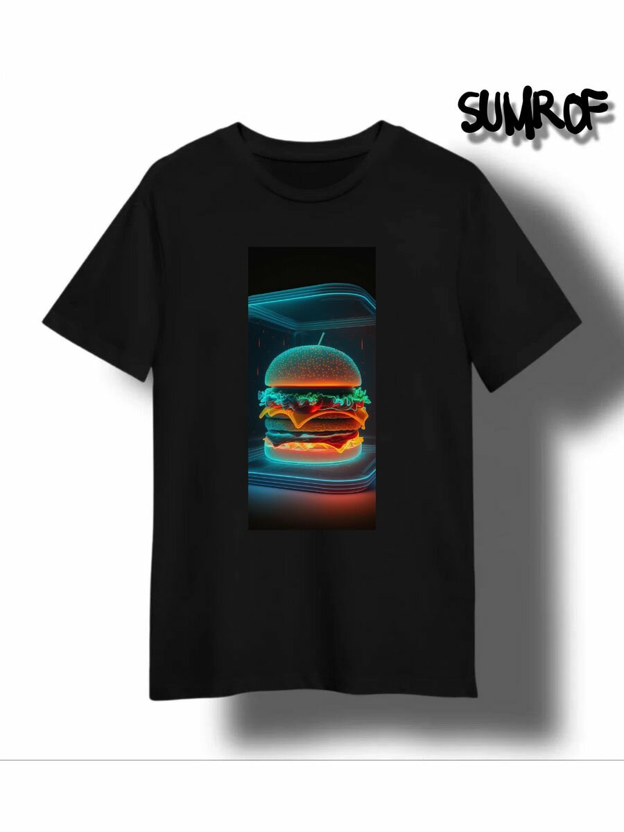 Футболка бургер