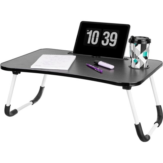 Столик складной EL Casa для компьютера "Черный", 60*40*26 см (240224 Elan)
