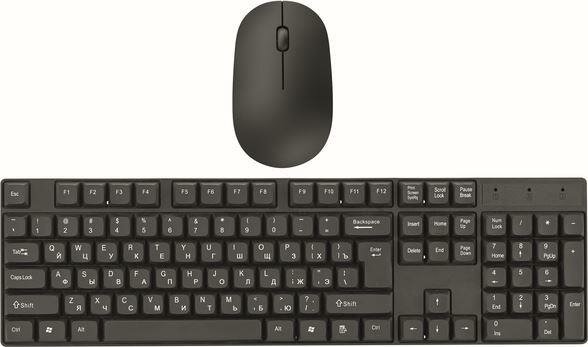 PERFEO (PF_B3406) NEAR , USB: клав-ра 104 кн. + мышь 3 кн, 1000 DPI, чёрн.