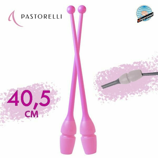 Булавы PASTORELLI 40,5см. 02608 Розовый "MASHA" FIG