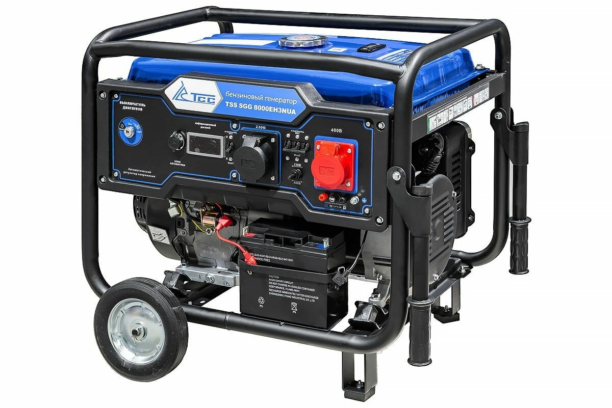 Бензогенератор TSS SGG 8000EH3NUA, номинальная мощность 8кВт, 220В