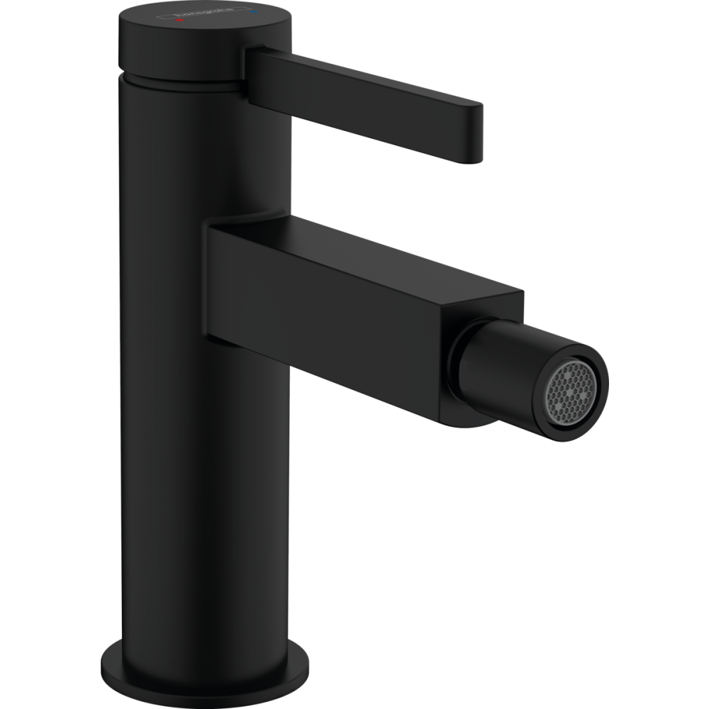 Смеситель для биде hansgrohe Finoris со сливным клапаном Push-Open 76200670, матовый черный