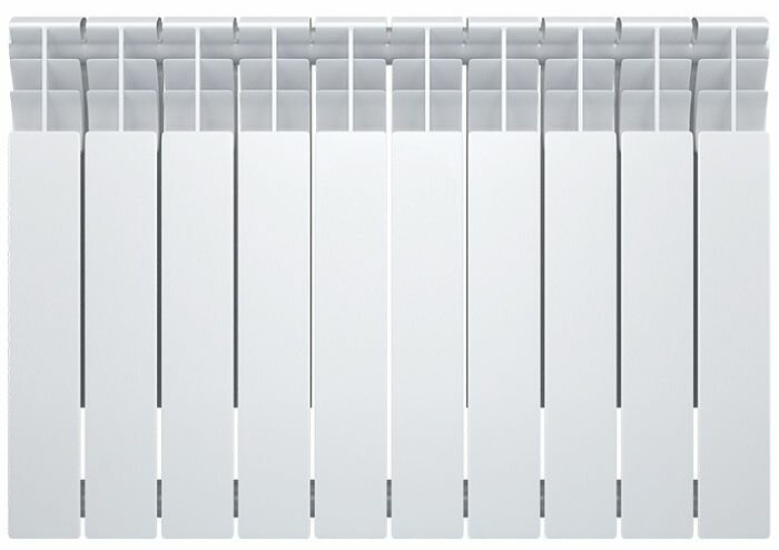 Оазис Эко радиатор биметаллический 500/80 (10 секций)