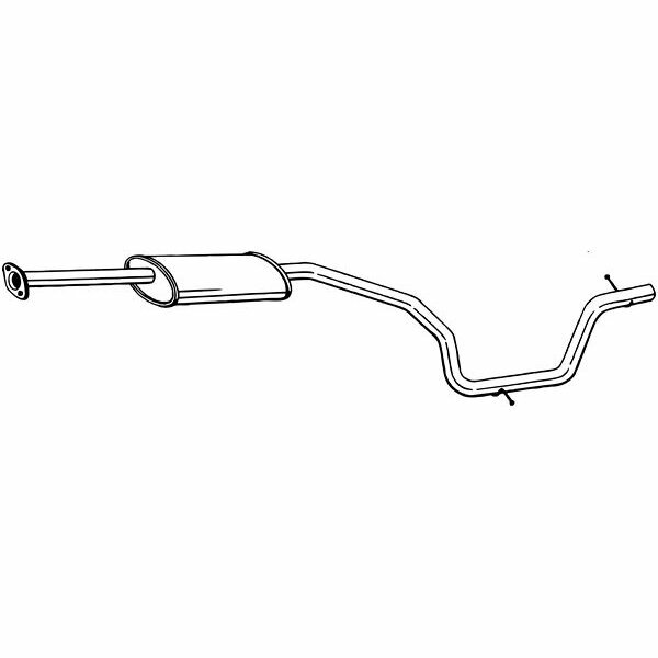 Средний глушитель выхлопных газов, BOSAL 289-449 (1 шт.)
