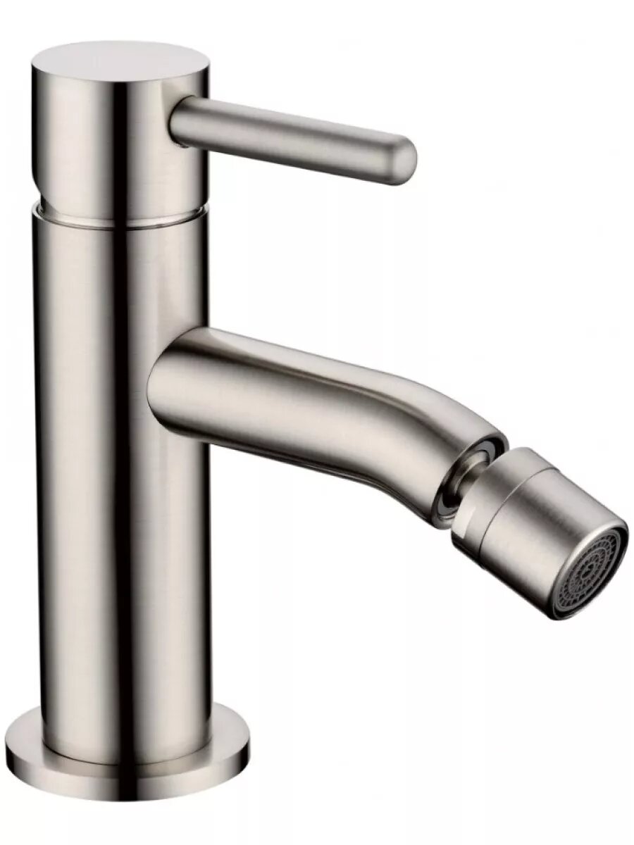 Смеситель для биде с аэратором Grocenberg GB2094, латунь, никель