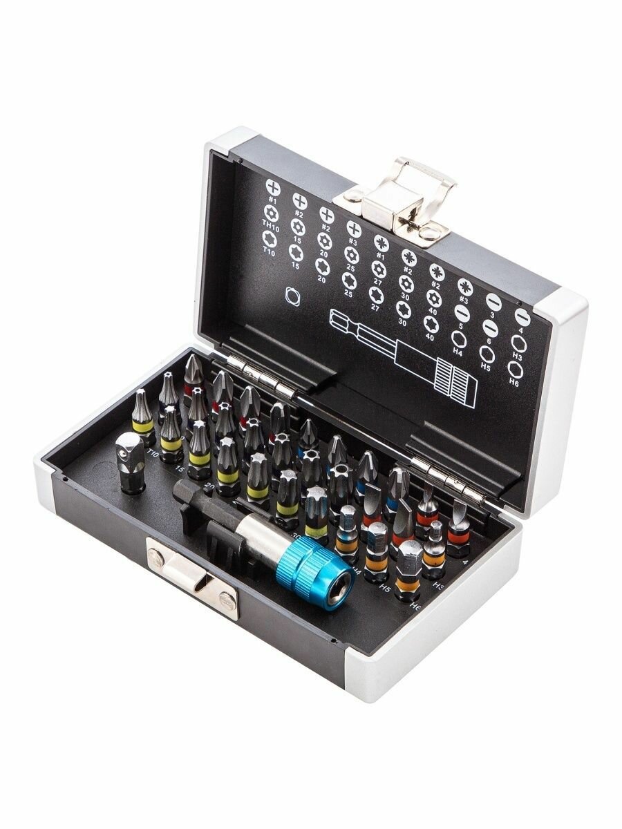 Набор бит и магнитный адаптер Gross 11363