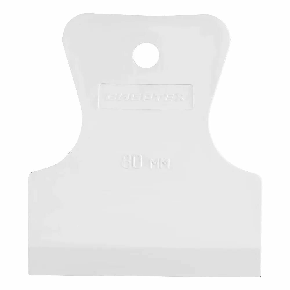 Шпатель, белая резина, 80 мм Россия Сибртех 85833