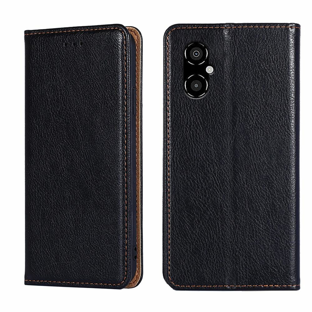 Чехол-книжка MyPads для Xiaomi Poco M4 5G / Поко M4 5G (черный)