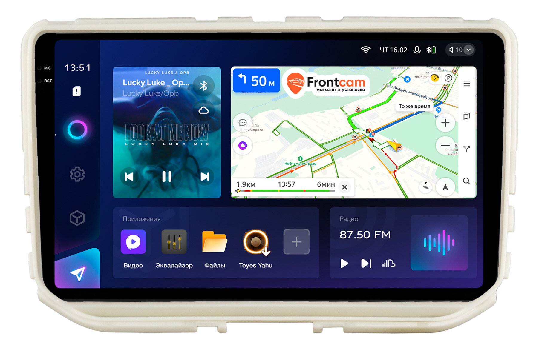 Штатная магнитола Teyes CC3 2K 6/128 9.5" RM-9-2842 Haval H2 2014-2021 Android 10 (4G-SIM, DSP, QLed)