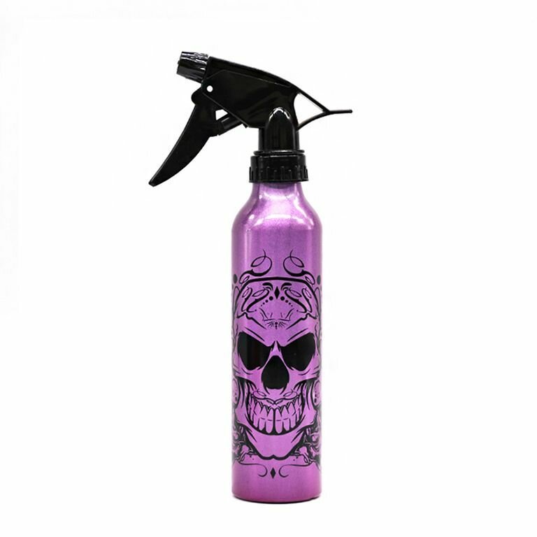 Тату спрей батл с опрыскивателем AVA Skull Tattoo Bottle Purple
