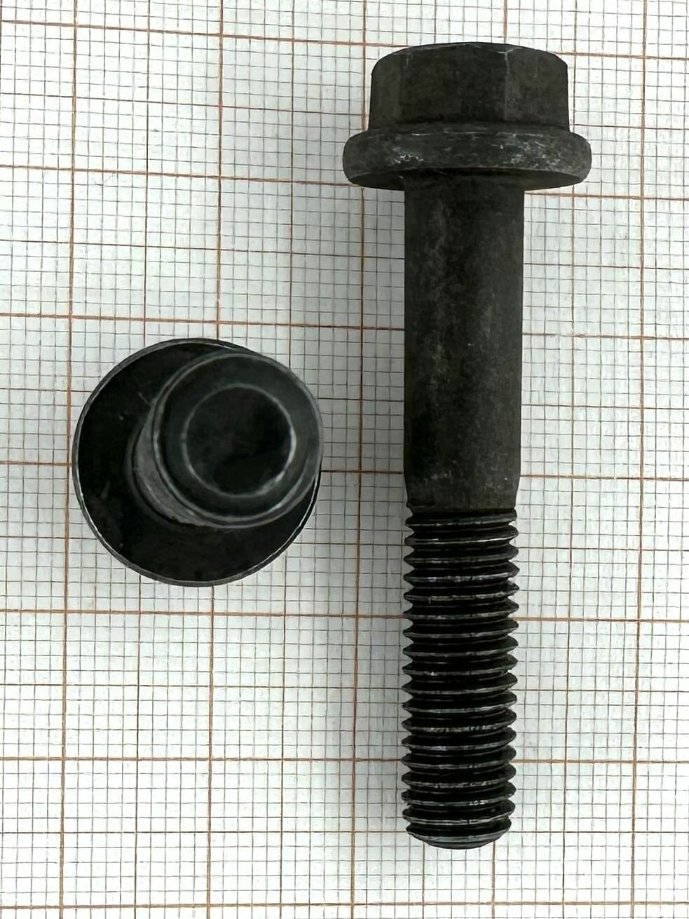 Болт М8 х 1.25 х 45 мм с фланцем, ЗМЗ-406 двигателя, постели распредвала, 50 штук