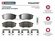 M2625187 MARSHALL Колодки тормозные KIA SOUL 14-/HYNDAI i20 10-/SONATA 09- перед...