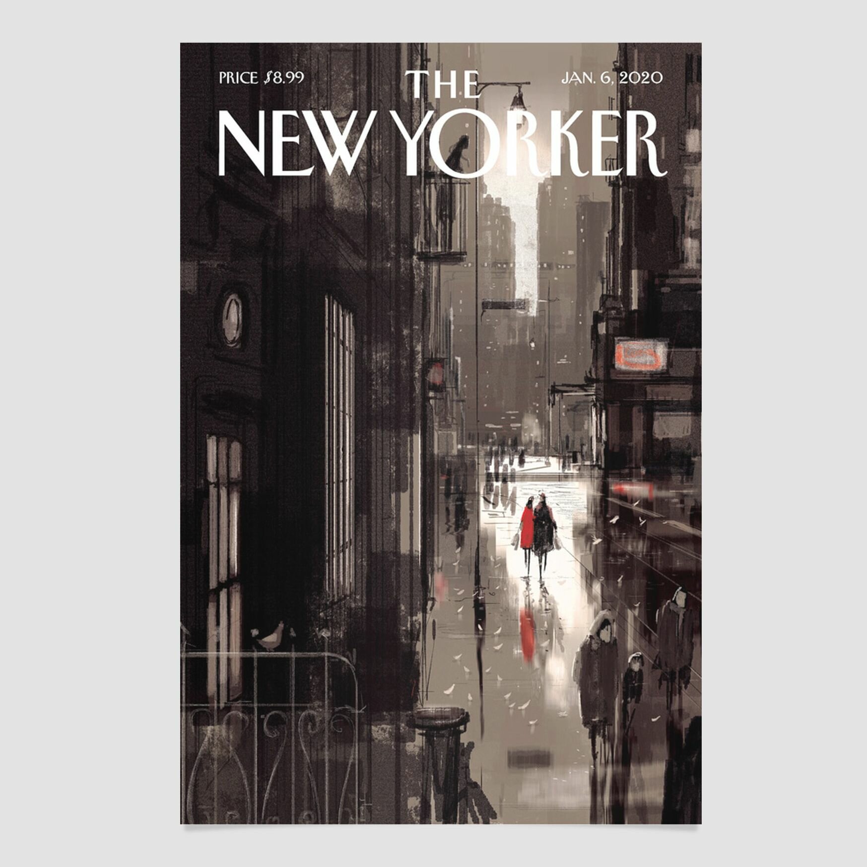Постер (плакат) по обложке The New Yorker 2020 40x60 см. от Poster4me