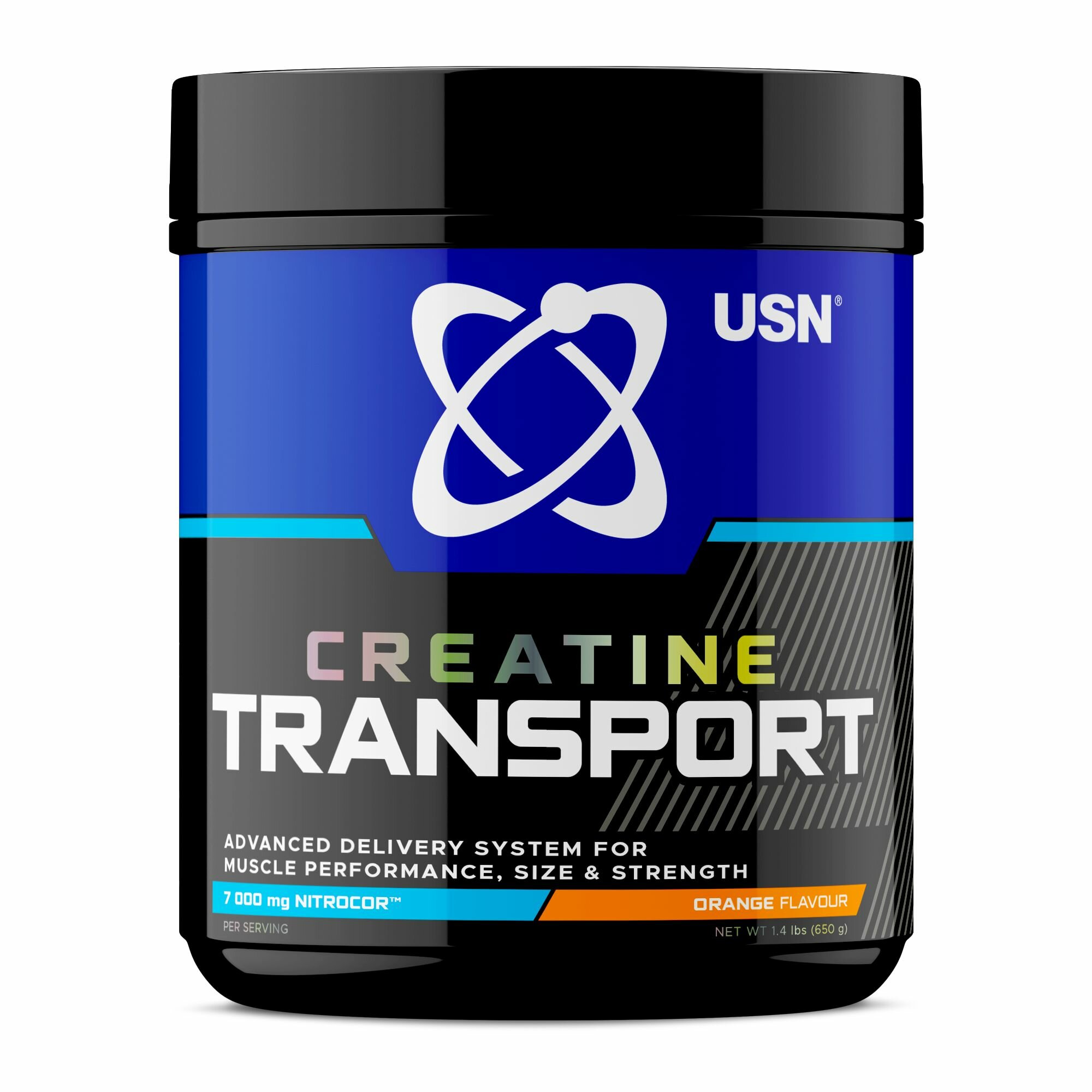 USN Creatine Transport System orange креатин транспорт со вкусом апельсина, порошок, 650 г